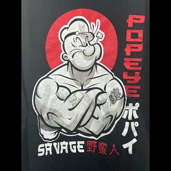 Shirts | Popeye Savage Graphic Tshirt Bold Design Comfortable | Poshmark